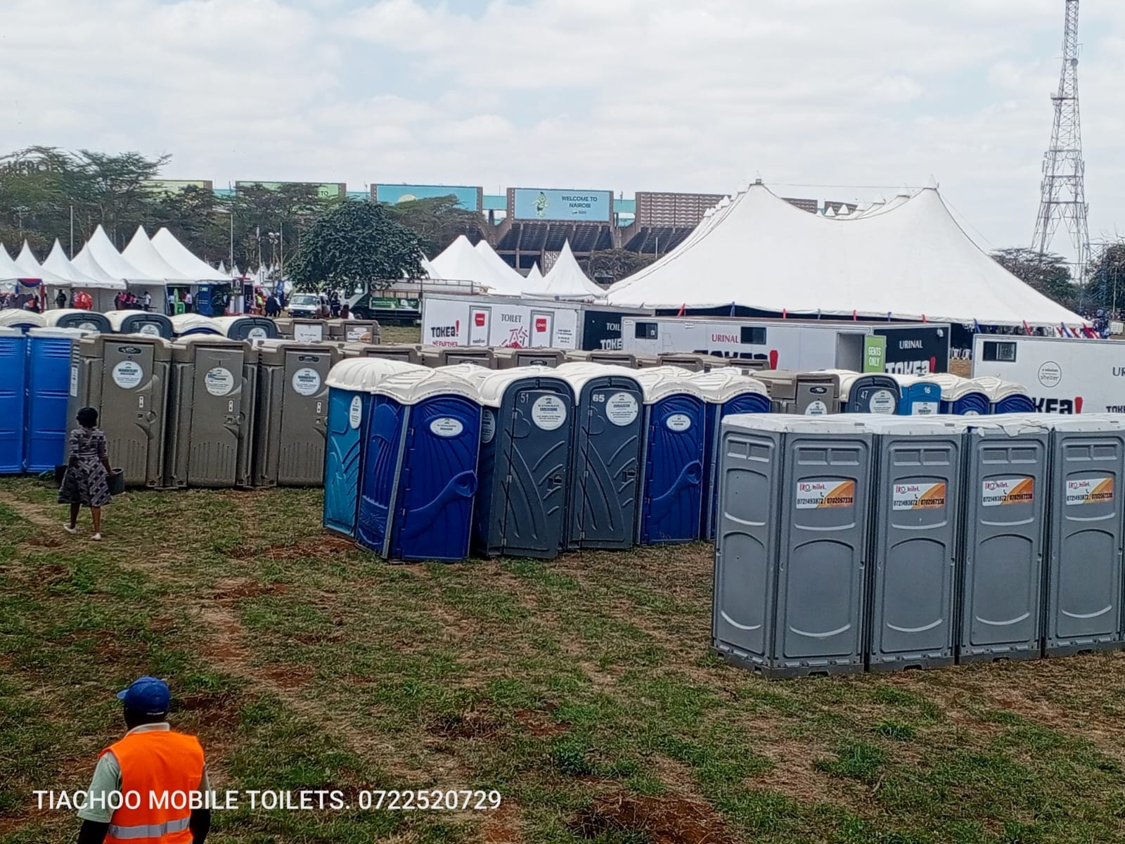 Mobile toilets in Kenya